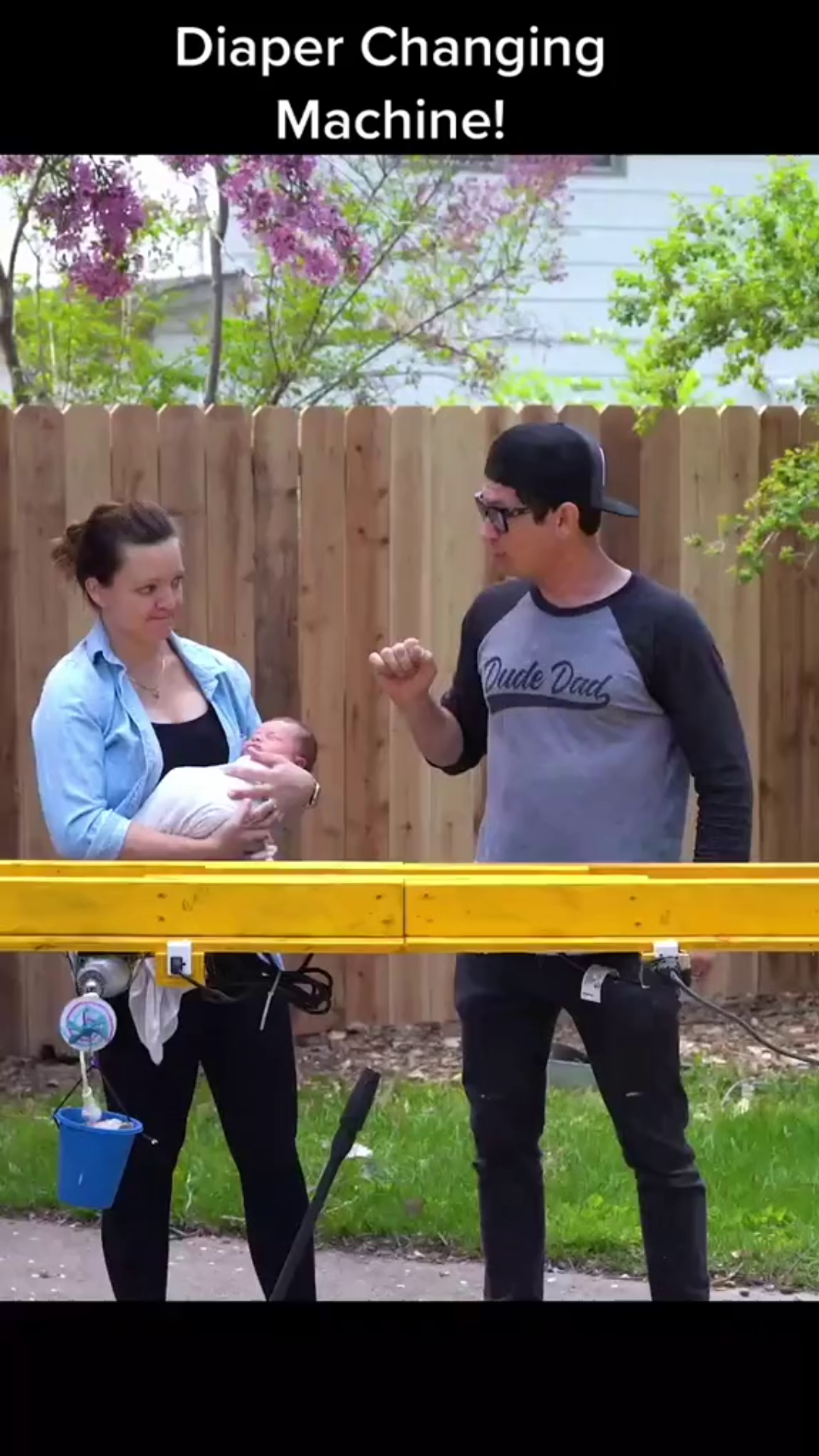 Dude Dad Builds An Automatic Diaper Changing Machine!